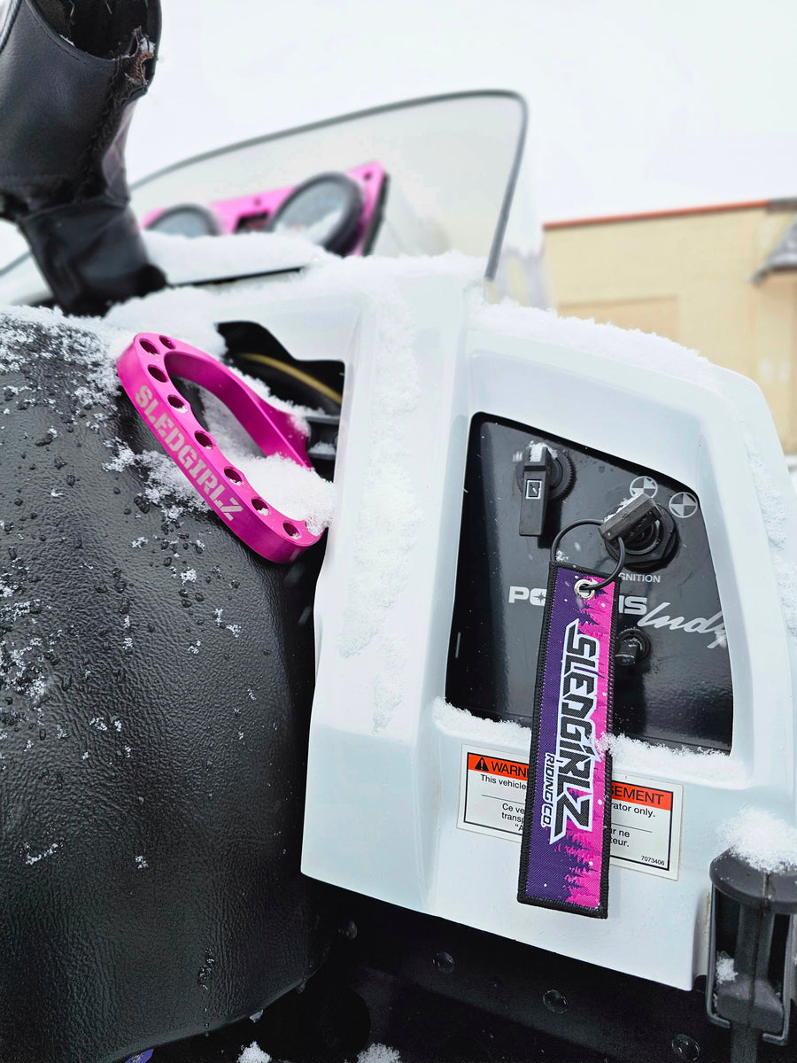 Pink Key Tag – Sled Girlz Riding Co.