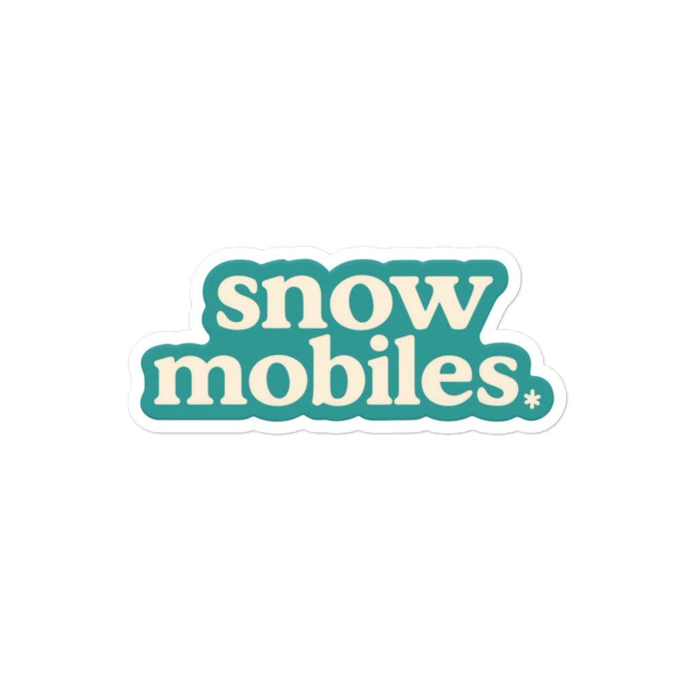 Snowmobiles. Sticker – Sled Girlz Riding Co.